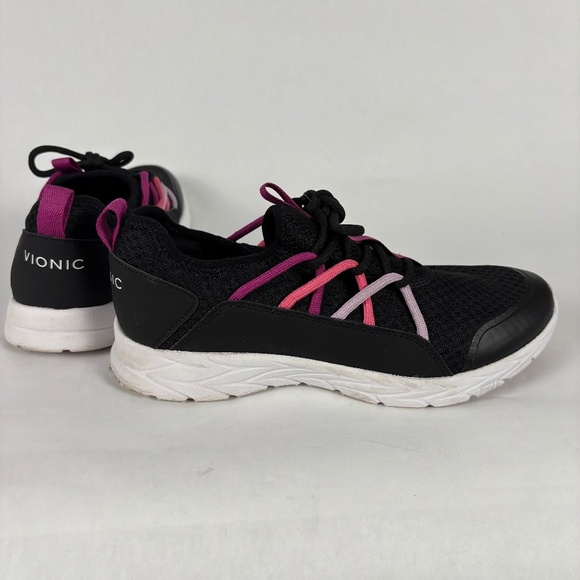 Vionic | Shoes | Vionic Black And Pinks Womens Running Sneakersshoes ...